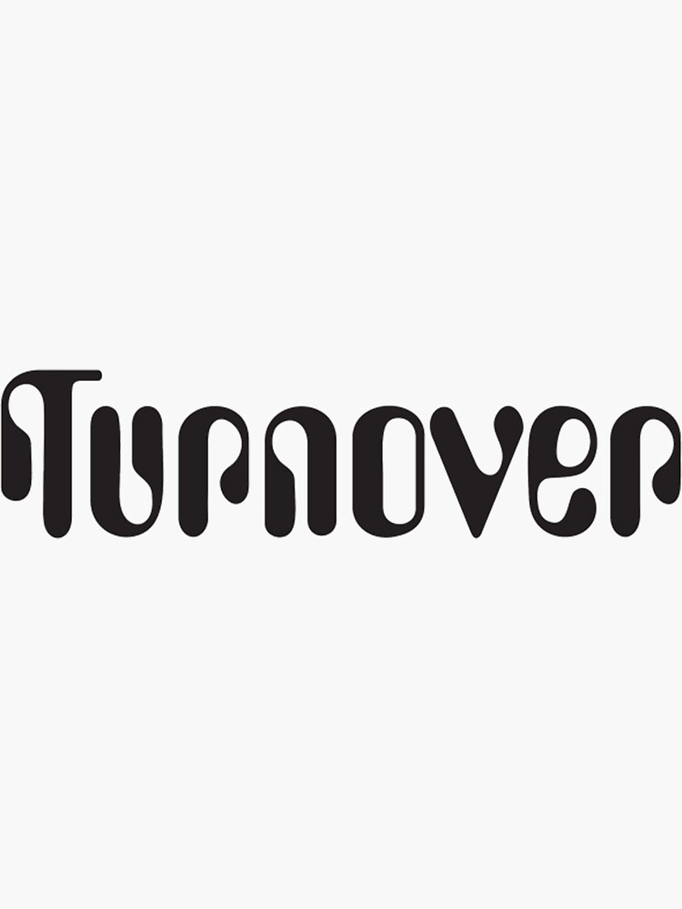 "Turnover Logo" Sticker for Sale by markipung | Redbubble