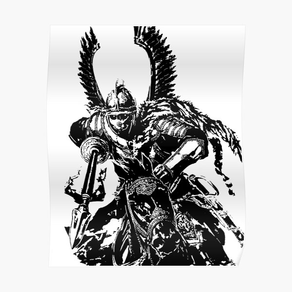 "Hussar W" Poster for Sale by Pondfly-Artwork | Redbubble