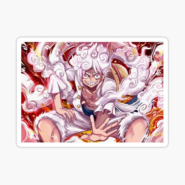 "Gear 5 Luffy - One Piece" Sticker for Sale by Lelouch22 | Redbubble
