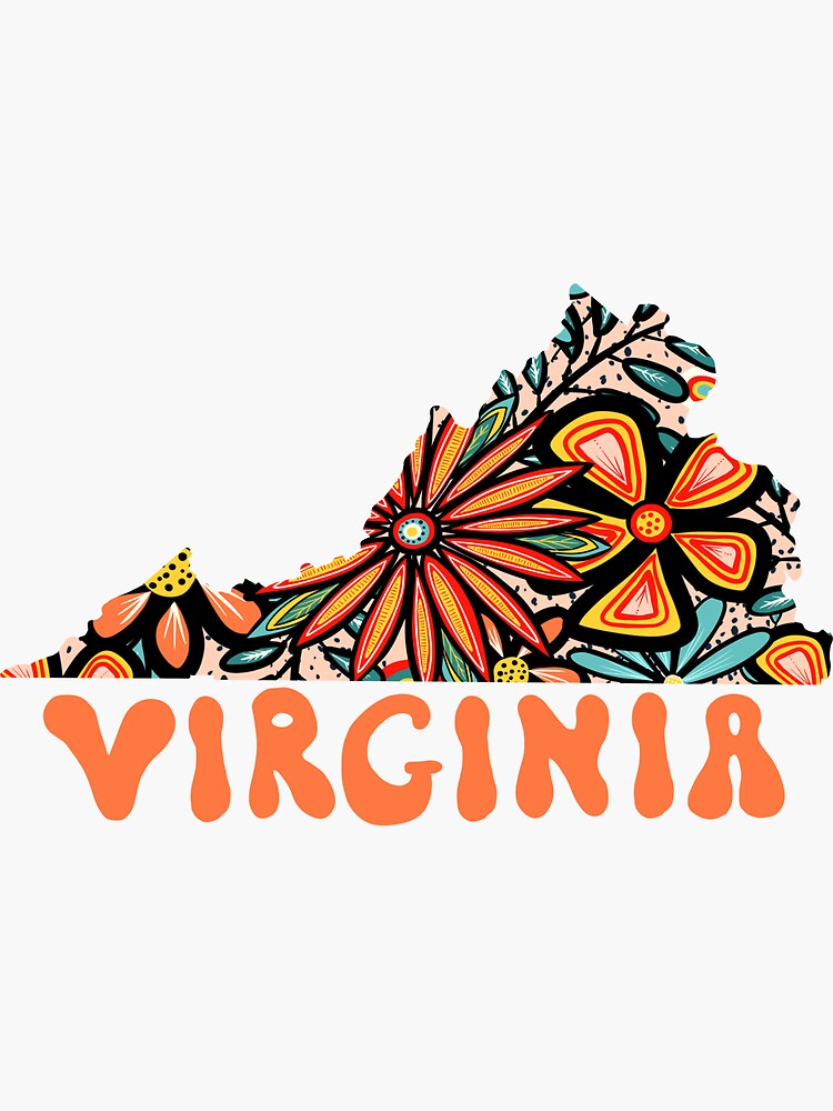 "Virginia State Design | Artist Designed Illustration Featuring ...