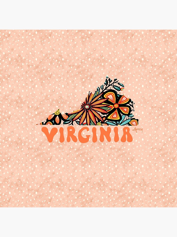 "Virginia State Design | Artist Designed Illustration Featuring ...