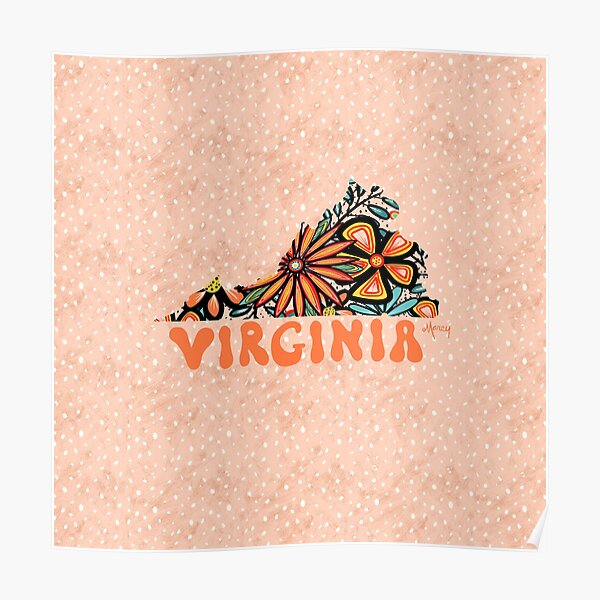 "Virginia State Design | Artist Designed Illustration Featuring ...