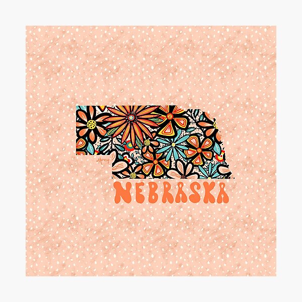 "Nebraska State Design | Artist Designed Illustration Featuring ...