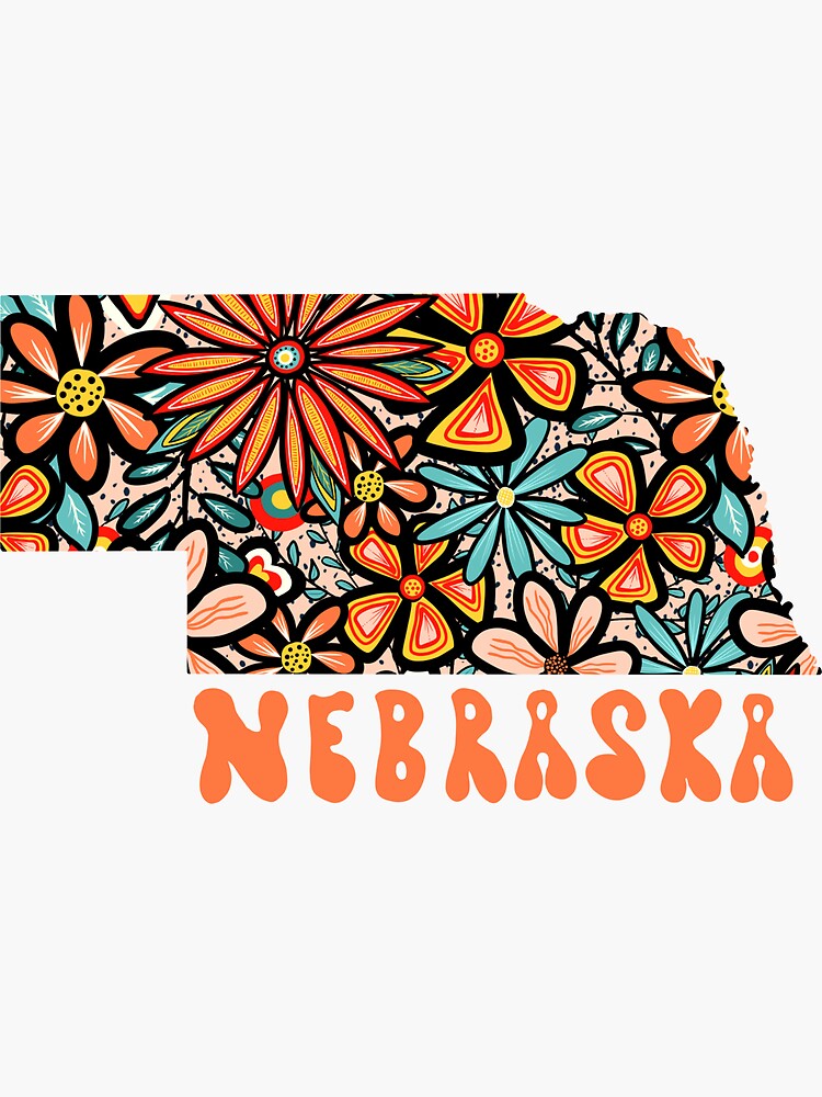 "Nebraska State Design | Artist Designed Illustration Featuring ...