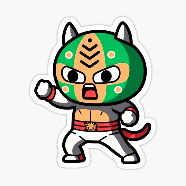"Lucha Libre Cats | Mexican Wrestling | Kawaii Cats | Chibi Cats ...