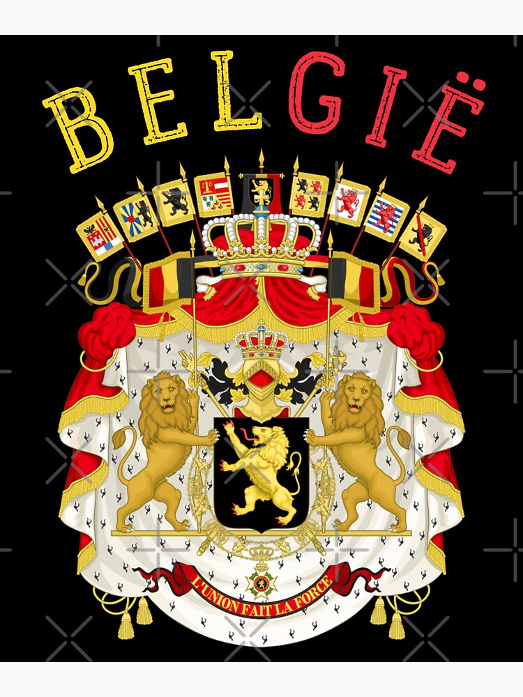 "Belgium België Coat of Arms" Sticker for Sale by FedSherDesign | Redbubble