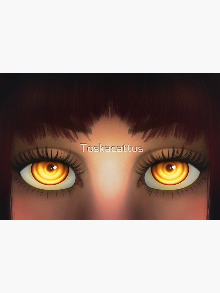 "Makima eyes" Sticker for Sale by Toskacattus | Redbubble