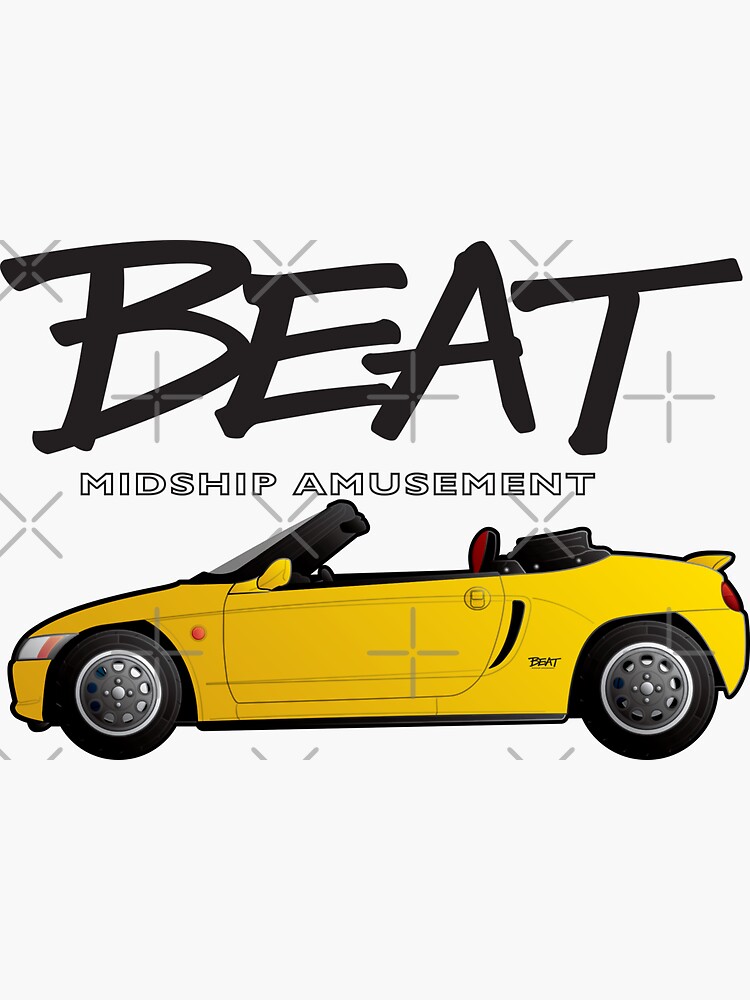 "Honda Beat" Sticker for Sale by altomobi | Redbubble