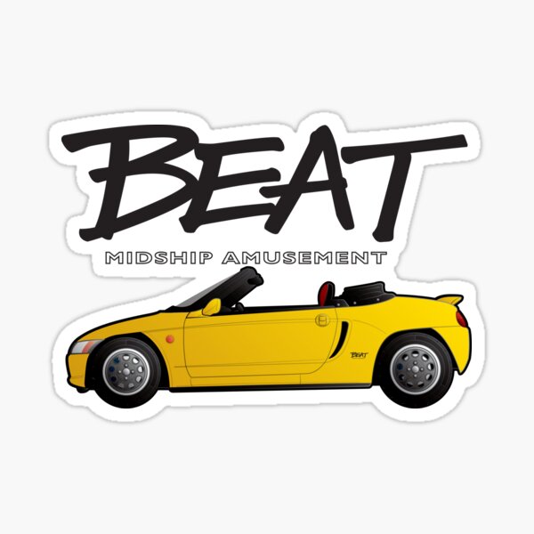"Honda Beat" Sticker for Sale by altomobi | Redbubble