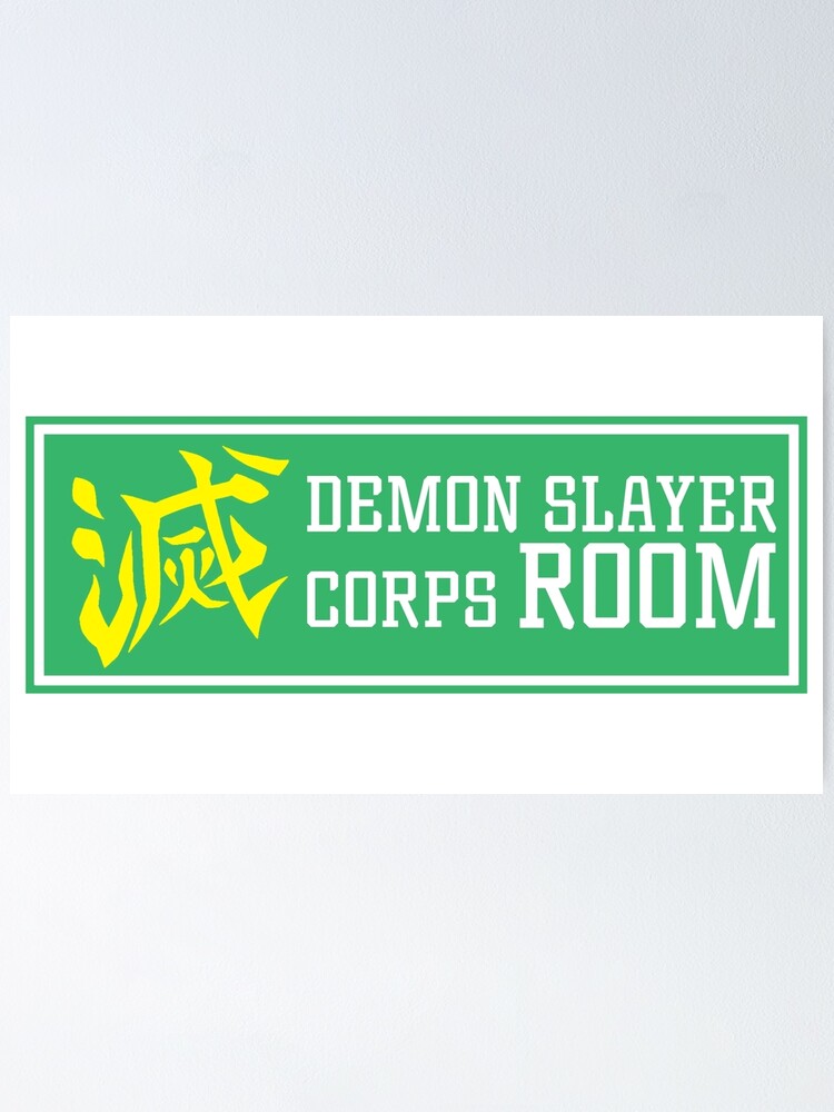 "demon slayer sign" Poster for Sale by artditisme | Redbubble