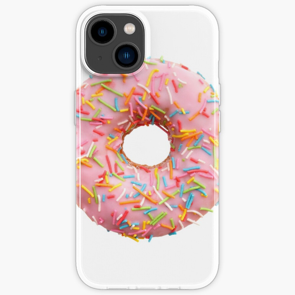 "Single pink donut" iPhone Case for Sale by sergeyskleznev | Redbubble