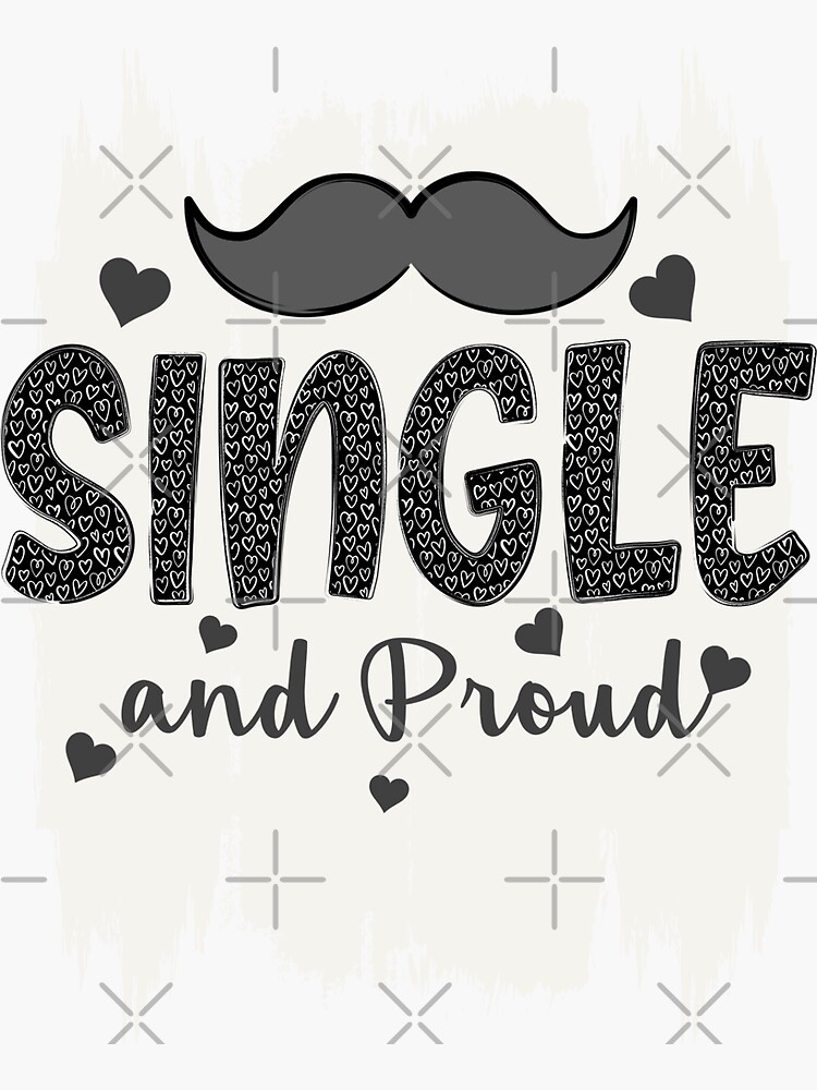 "Single and Proud, Single Father, Black and White on Beige Vintage Wood ...