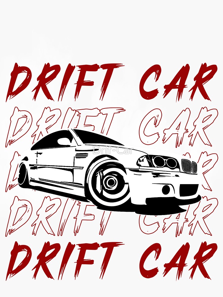 "DRIFT CAR" Sticker for Sale by Drif-Car | Redbubble