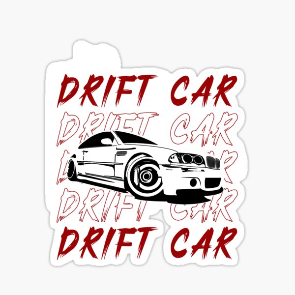"DRIFT CAR" Sticker for Sale by Drif-Car | Redbubble