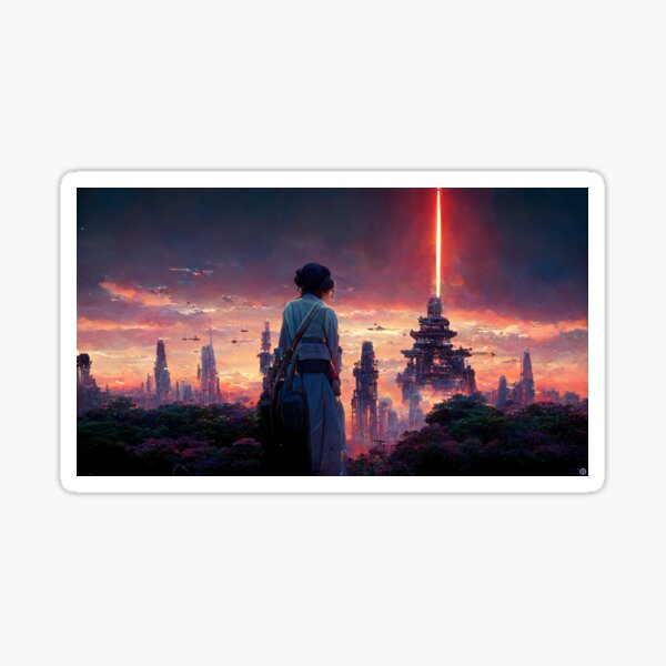 "The Light" Sticker for Sale by RicoInStudios | Redbubble