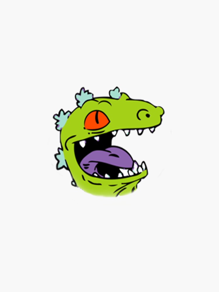 "Reptar (Rugrats)" Sticker by CreepyAndKawaii | Redbubble