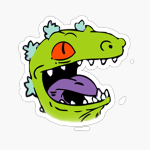 "Reptar (Rugrats)" Sticker by CreepyAndKawaii | Redbubble