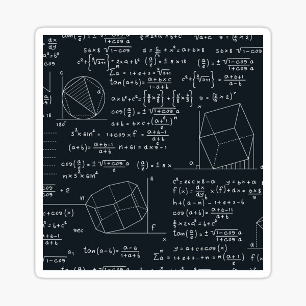 "Pure Mathematics" Sticker for Sale by renju1902 | Redbubble