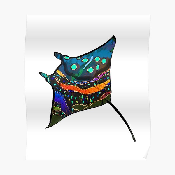 "Deep Sea Ray" Poster by NINUNO | Redbubble