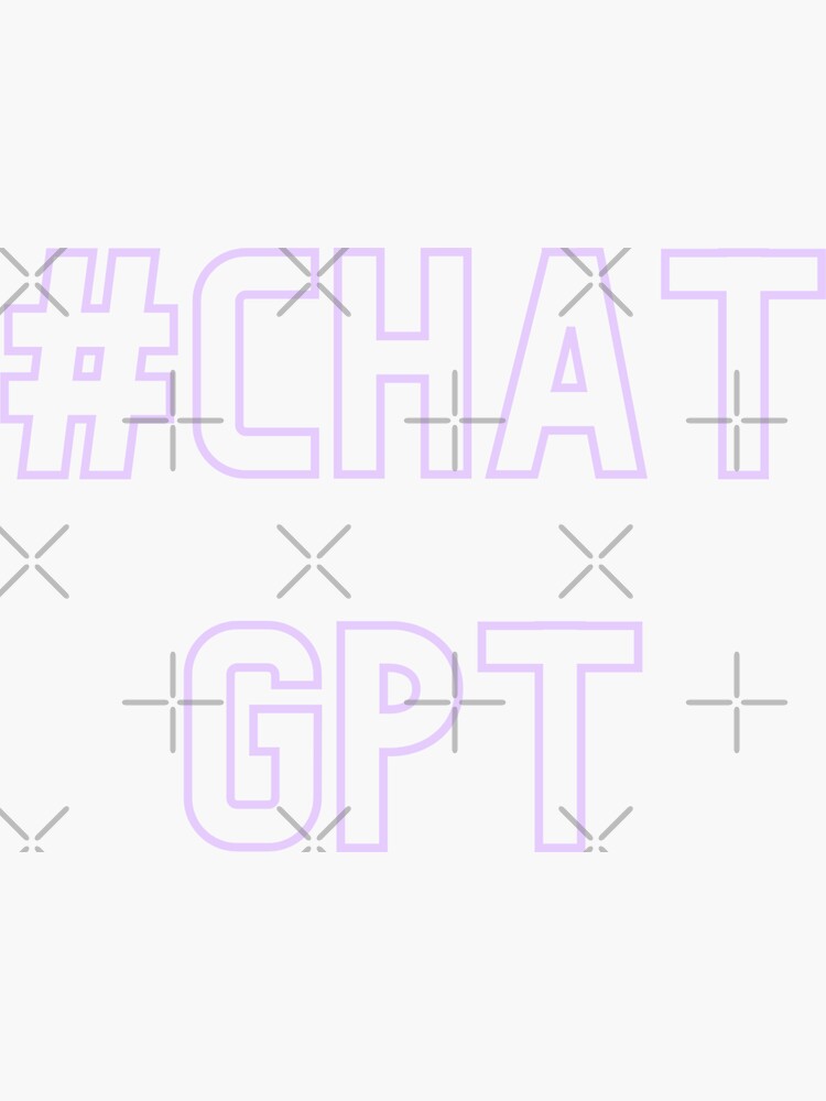 "Chatgpt T-Shirts" Sticker for Sale by vigital123 | Redbubble