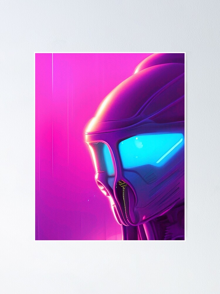 "Synthwave Retro Futurism Space art" Poster for Sale by Neo-Expression ...