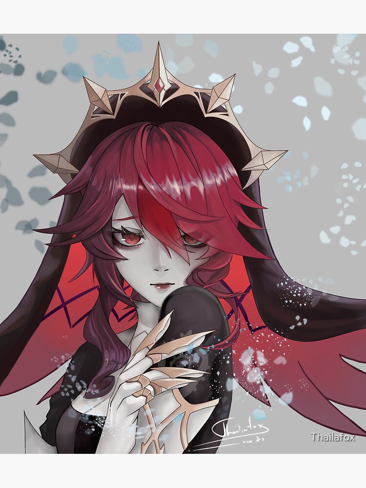 "Rosaria" Sticker for Sale by Thailafox | Redbubble