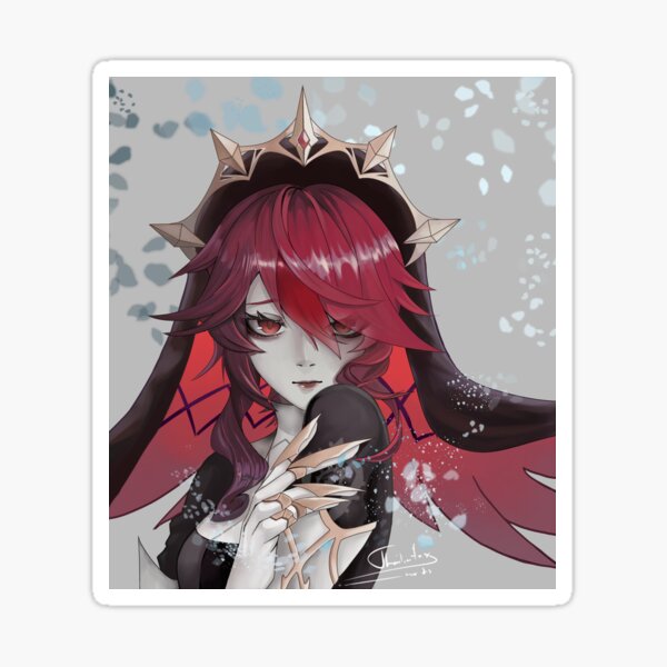 "Rosaria" Sticker for Sale by Thailafox | Redbubble