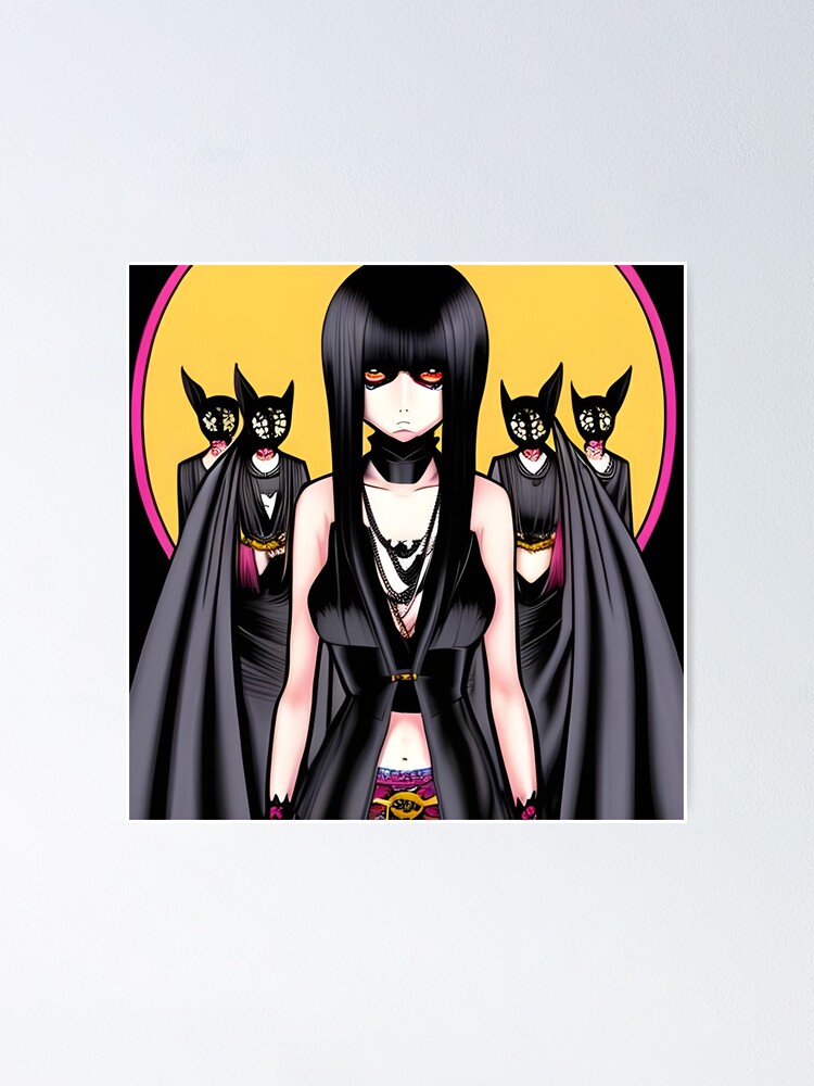 "Anime Manga Gothic Girls" Poster for Sale by Dalive | Redbubble