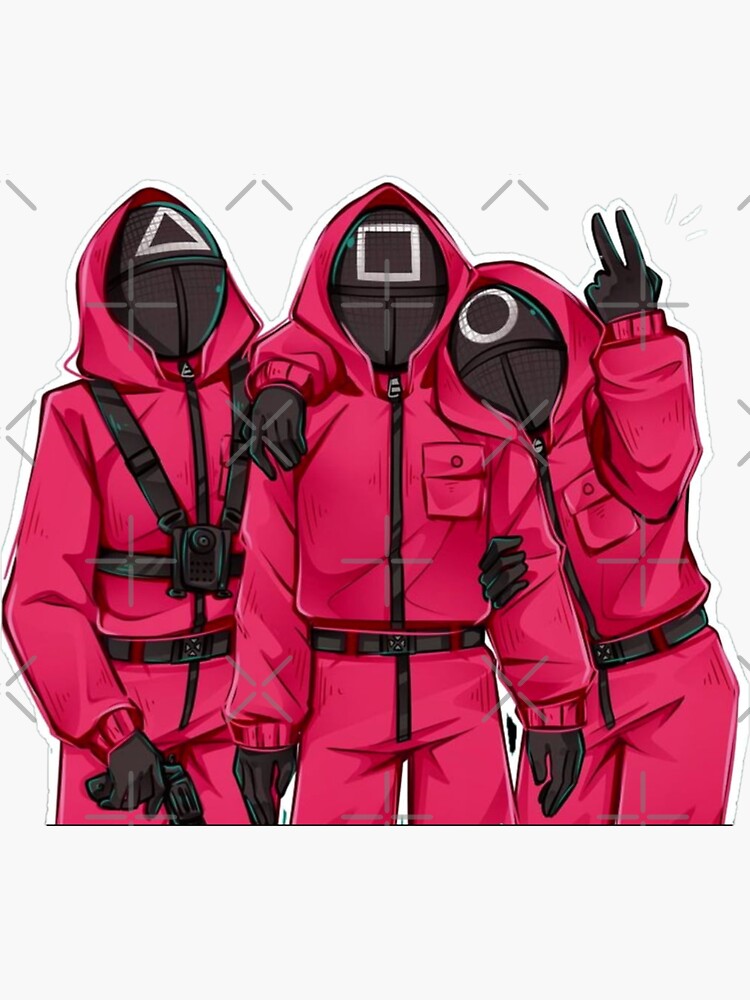 " squid game " Sticker for Sale by SyedKazmi | Redbubble