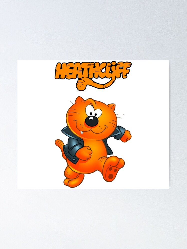 "heathcliff cat cartoon" Poster for Sale by Shiftdesigns | Redbubble