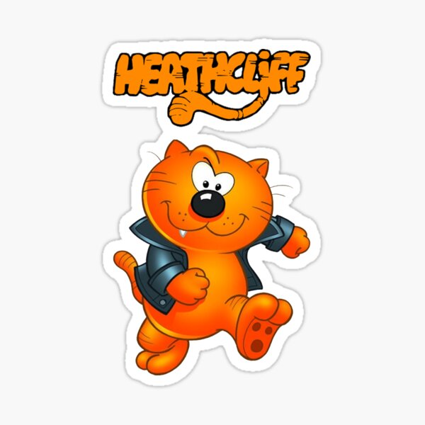 "heathcliff cat cartoon" Sticker for Sale by Shiftdesigns | Redbubble