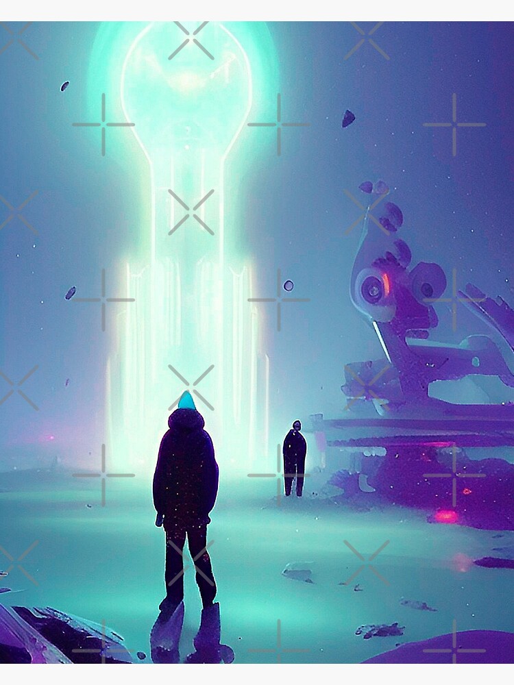 "synthwave retro futurism space art" Sticker for Sale by Neo-Expression ...