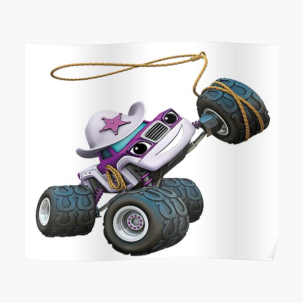 "Blaze And The Monster Machines" Poster for Sale by Shiftdesigns ...