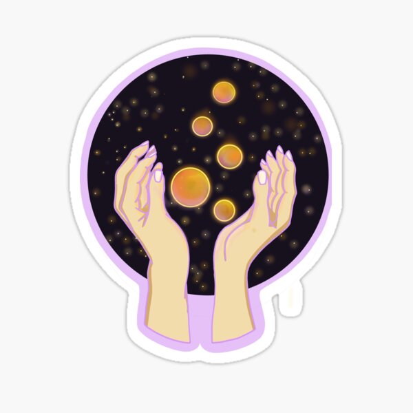 "Magic happens" Sticker for Sale by MitStiftundStil | Redbubble