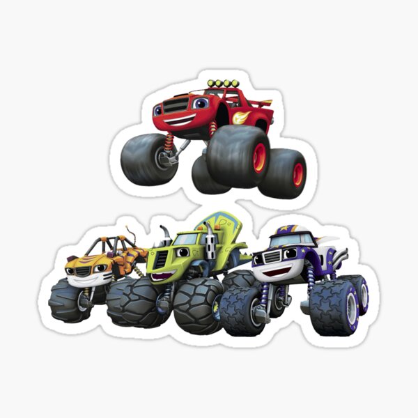 "Blaze And The Monster Machines" Sticker for Sale by Shiftdesigns ...