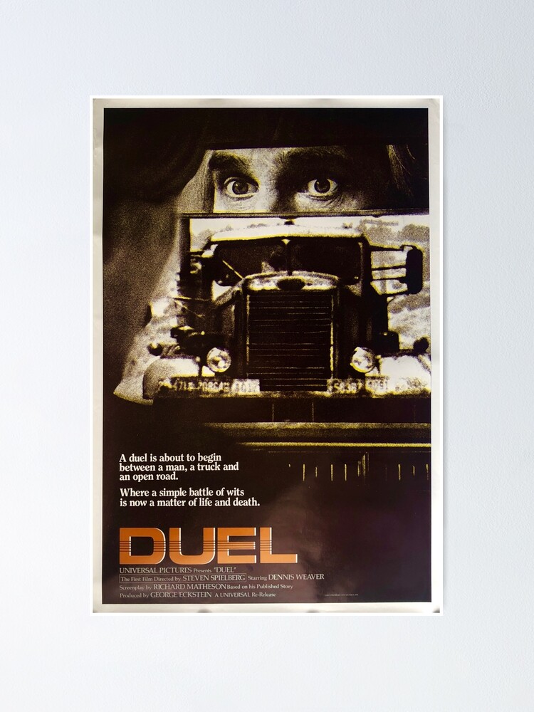 "DUEL movie" Poster for Sale by FERSESUS | Redbubble