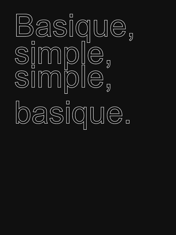 "Orelsan, basic, simple, 2" T-shirt for Sale by opngoo | Redbubble ...