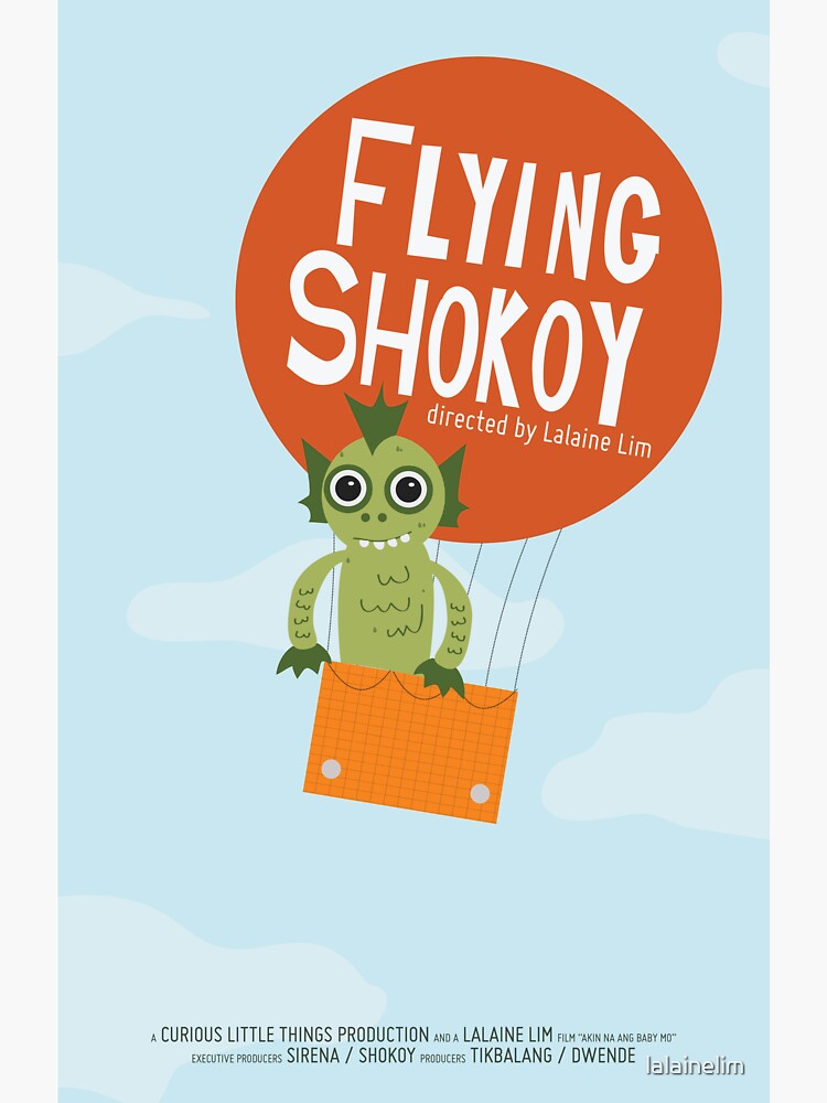 "Flying Shokoy" Sticker for Sale by lalainelim | Redbubble