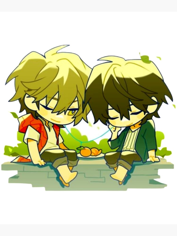 "cute chibi junta azumaya and takato saijo dakaichi fan art " Poster ...