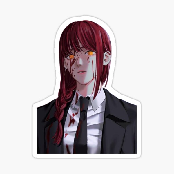 "Makima - Chainsaw man" Sticker for Sale by SM3KM | Redbubble