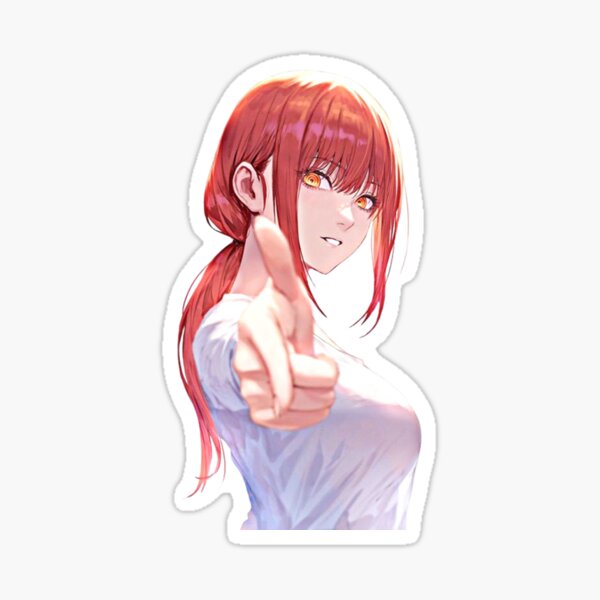 "Makima - Chainsaw man" Sticker for Sale by SM3KM | Redbubble