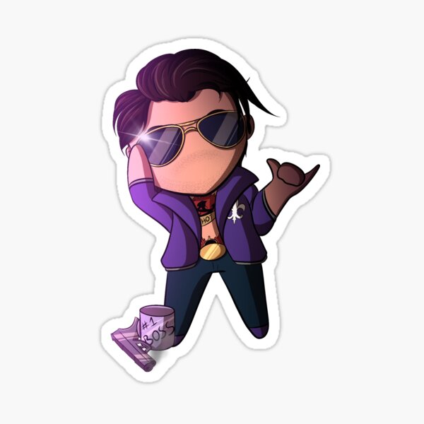 "Saints Row 2022 Fandub Chibi Johnny "The Boss"" Sticker for Sale by ...