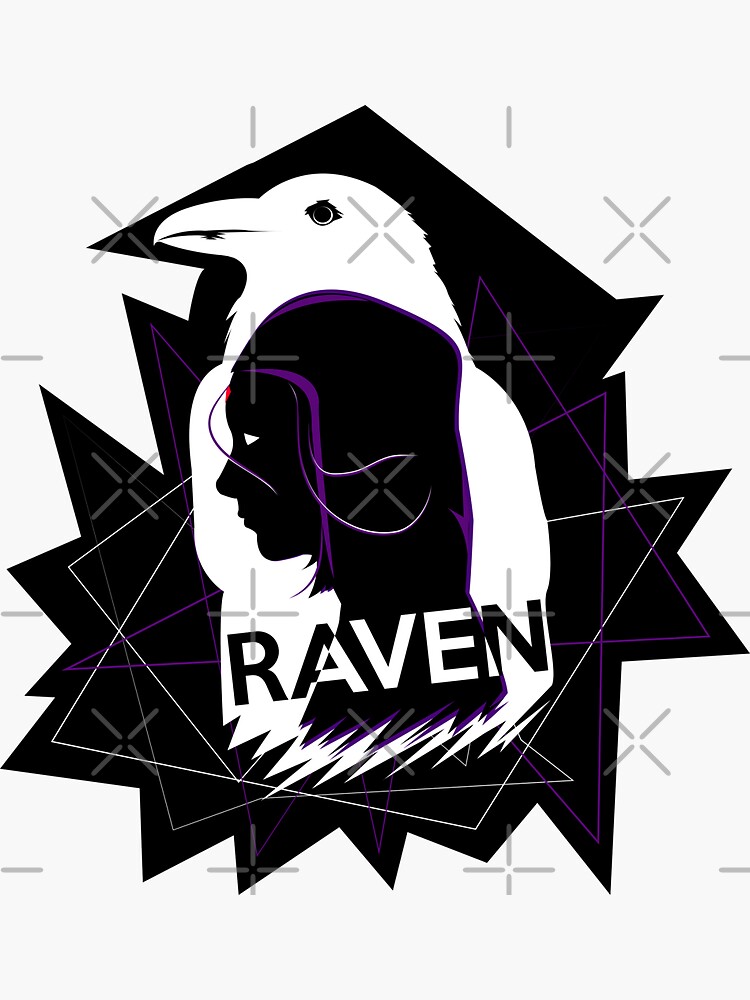 "Raven -Teen Titans" Sticker for Sale by DalyRincon | Redbubble