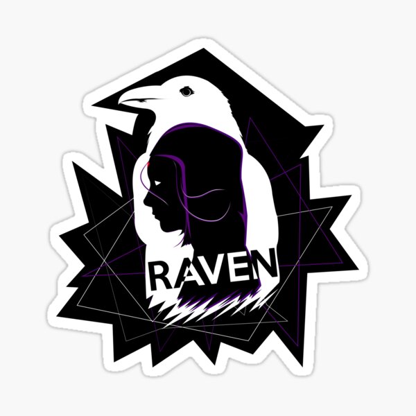 "Raven -Teen Titans" Sticker for Sale by DalyRincon | Redbubble