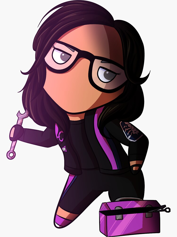 "Saints Row 2022 Fandub Chibi Neenah" Sticker for Sale by KingOfHeartsXO | Redbubble