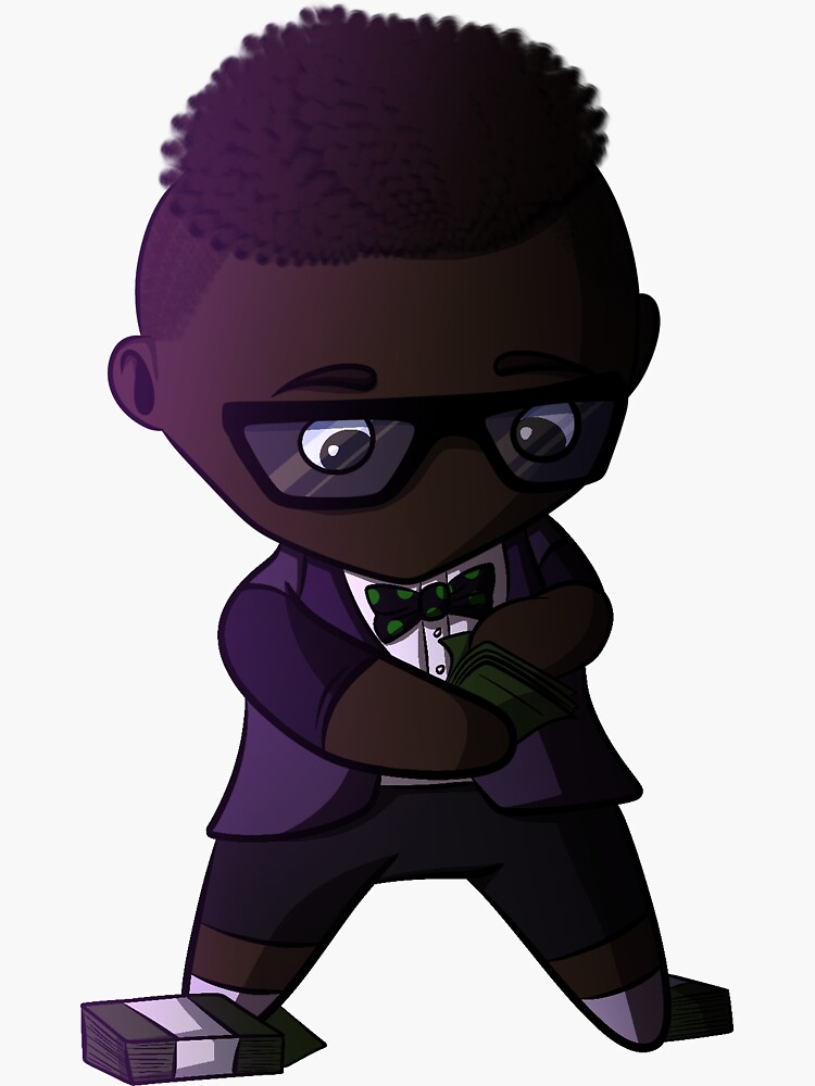 "Saints Row 2022 Fandub Chibi Eli" Sticker for Sale by KingOfHeartsXO ...