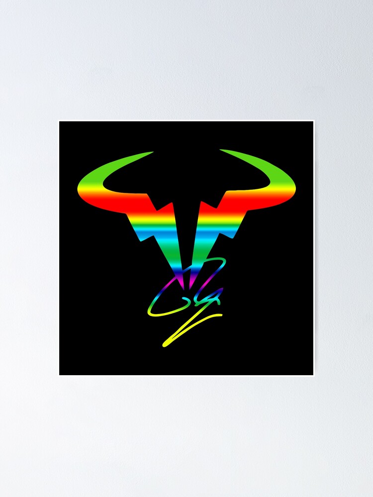 "rafael nadal logo" Poster for Sale by Thewhiteduck | Redbubble