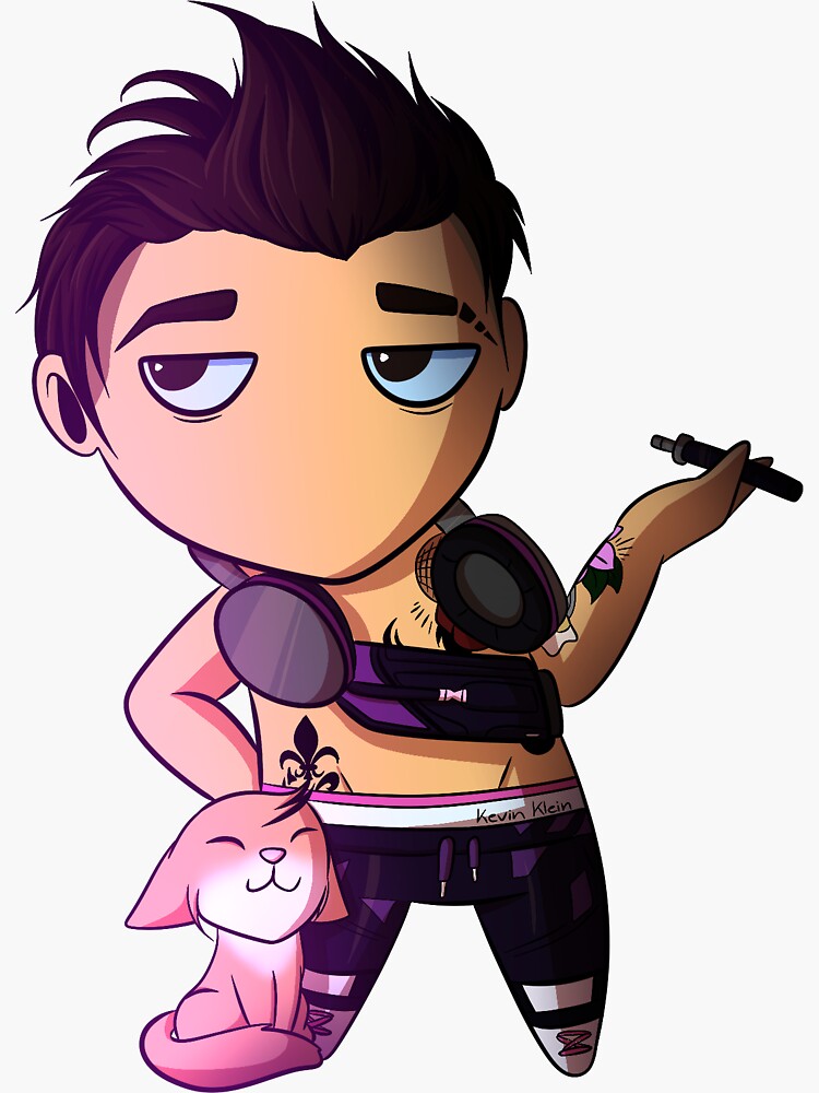 "Saints Row 2022 Fandub Chibi Kevin" Sticker for Sale by KingOfHeartsXO ...