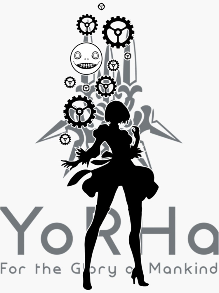 "NieR Automata - 2B YoRHa " Sticker for Sale by TristanTerryqw | Redbubble