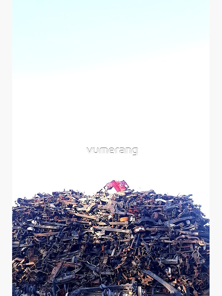 "Building a scrap tower" Poster for Sale by vumerang | Redbubble